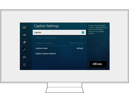Enjoy your Samsung Smart TV with Closed Captions for a more inclusive ...