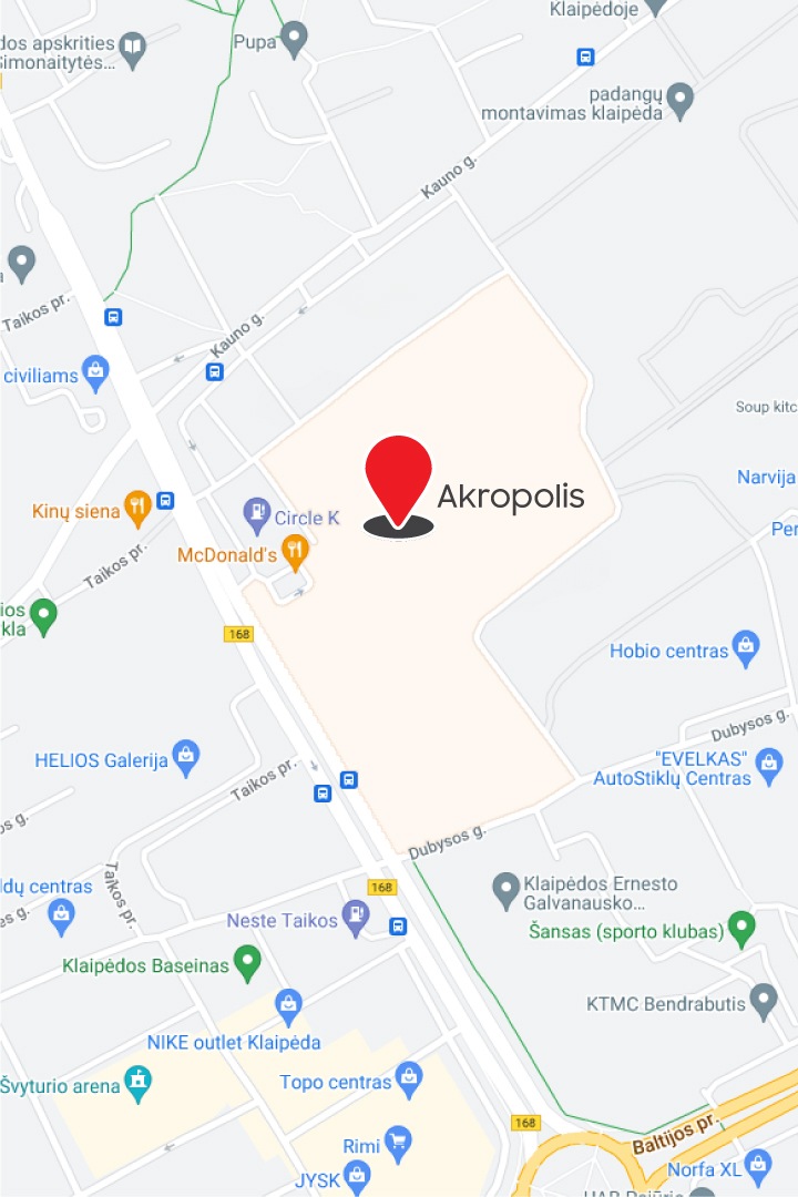 Samsung Parduotuvės Lietuvoje (žemėlapis) | Samsung Lietuva