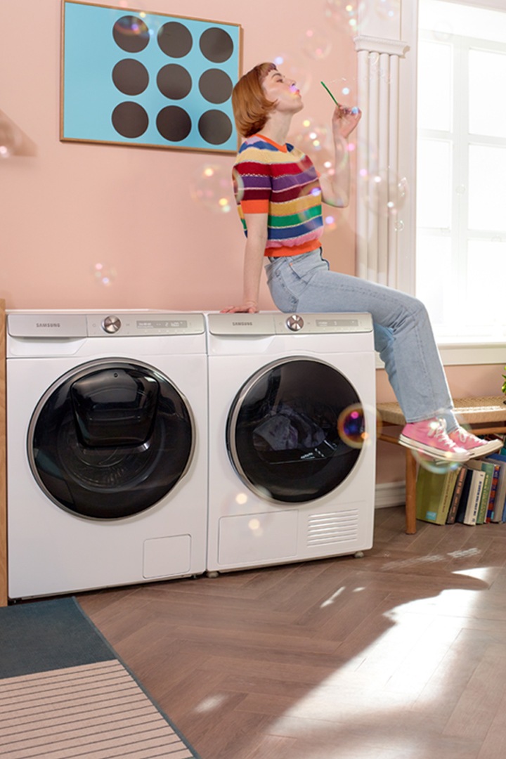 Skalbyklės ir džiovyklės – visi skalbimo įrenginiai | Samsung Lietuva
