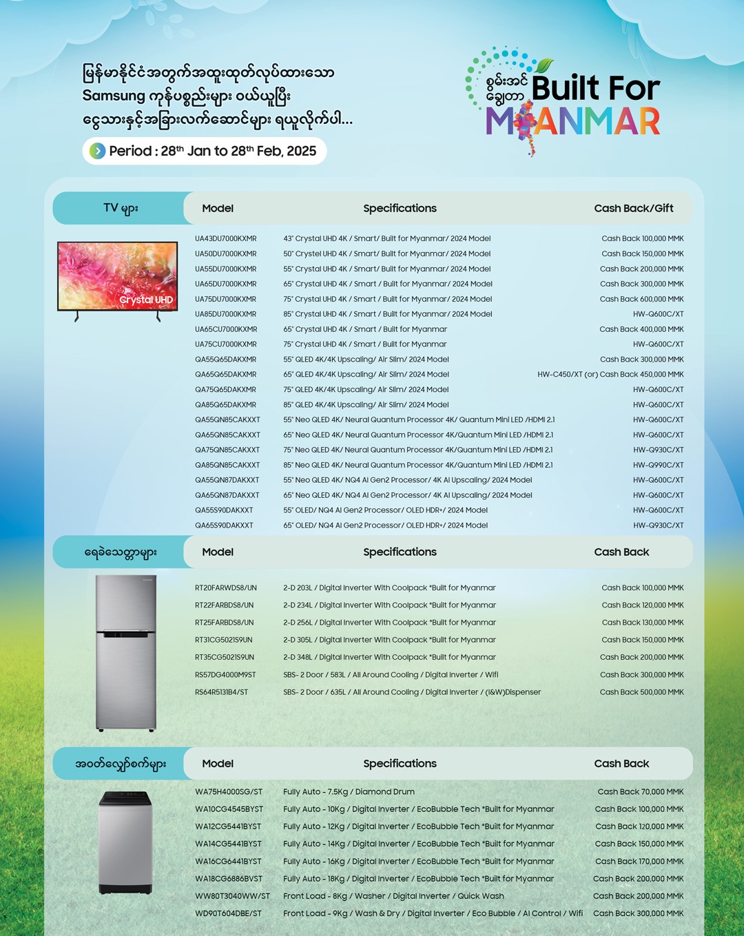 Samsung Myanmar Built For Myanmar Promotion | Samsung Myanmar