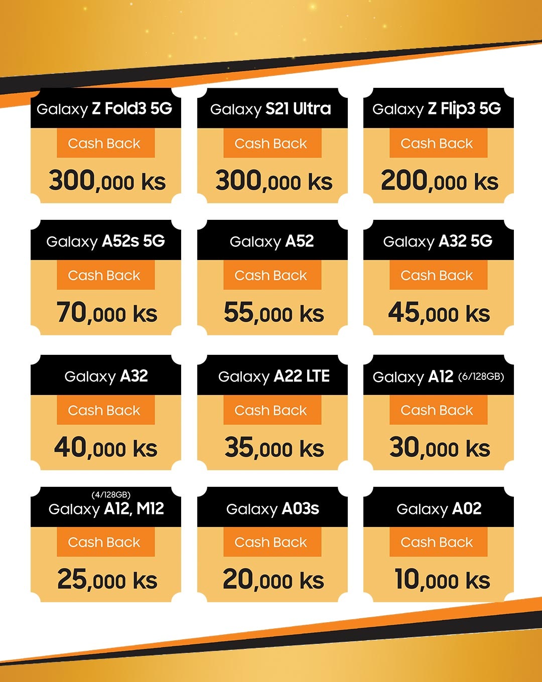 Samsung Myanmar New Year Cash Back Promotion | Samsung Myanmar
