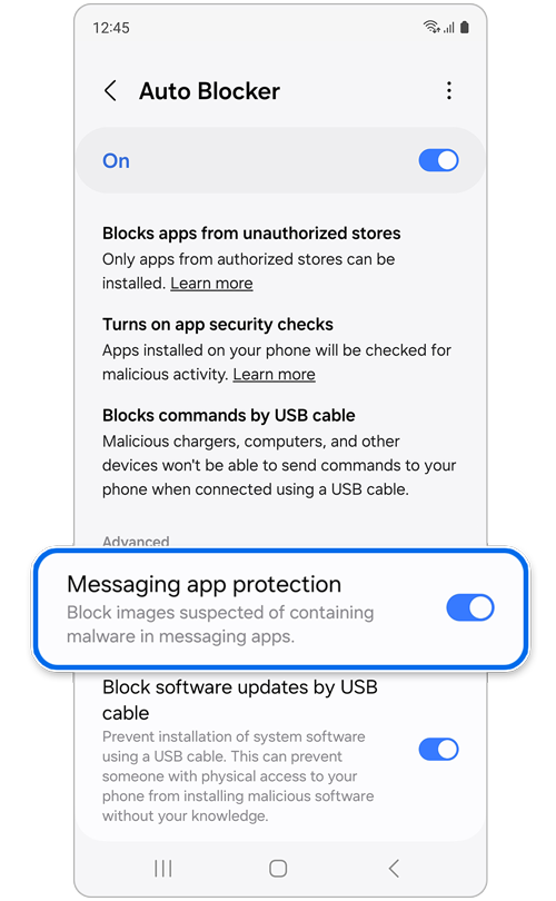 Protect your Galaxy device with the new Auto Blocker feature | Samsung ...