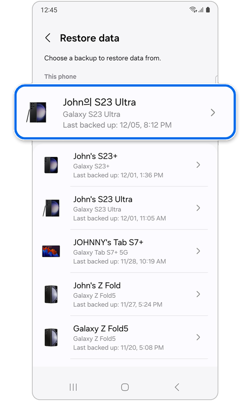 Use the Samsung Cloud to back up and restore data to your Galaxy device ...