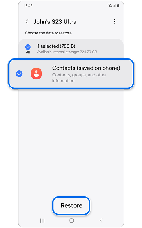 Use the Samsung Cloud to back up and restore data to your Galaxy device ...