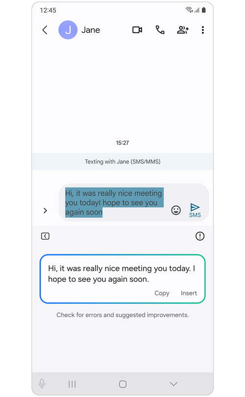 An overview of the enhancement (Writing Assist) when sending or ...