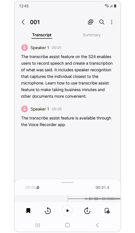 How to use Transcribe assist with Galaxy AI | Samsung CA