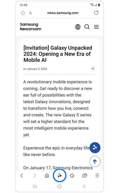 How to set up and use the Browsing assist features on the Galaxy S24 | Samsung Caribbean