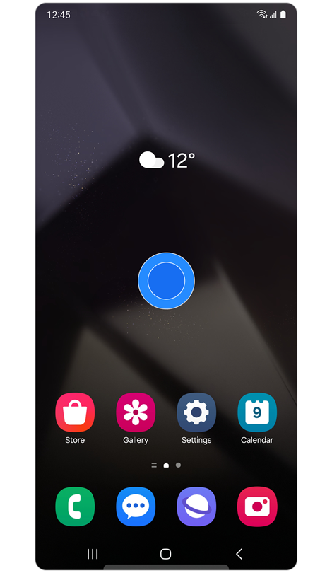 How to set real time weather wallpaper on the Galaxy S24 | Samsung ...