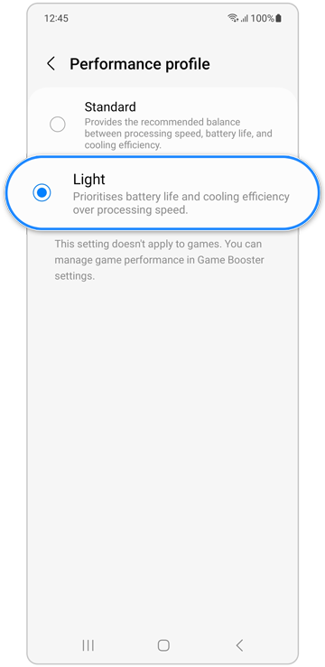Reduce power consumption with Light performance mode on your Galaxy ...