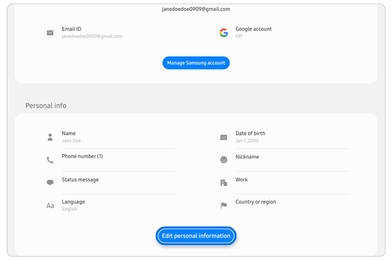How to change your Samsung account country or region | Samsung CA