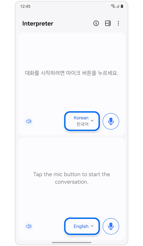 How to set up and use the Interpreter app on Galaxy devices | Samsung CA
