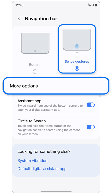 How to enable swipe gestures (Swipe from bottom, Gesture hints) on ...