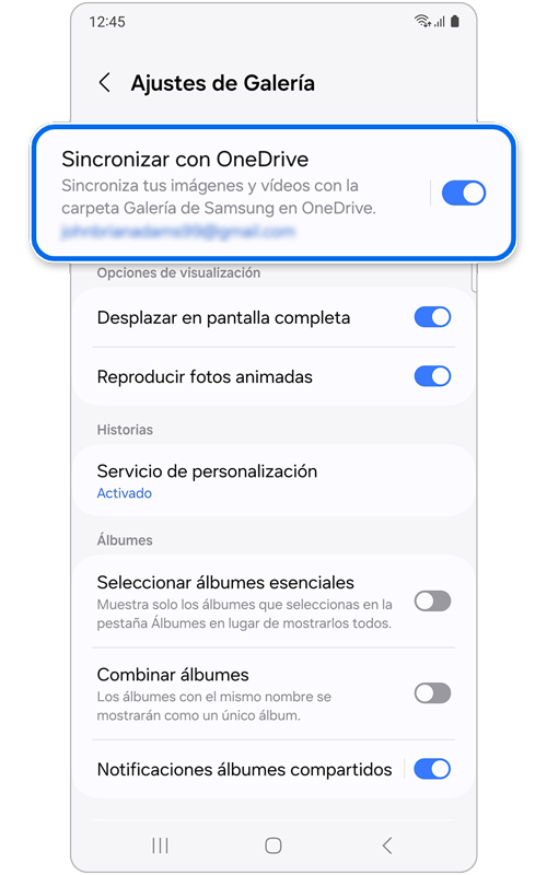 Cómo sincronizar OneDrive con tu dispositivo Galaxy | Samsung España