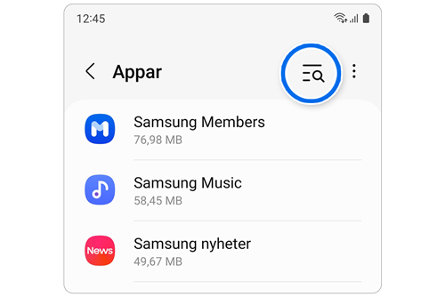 Förenklade appnamn i Galaxy One UI 6 | Samsung Sverige
