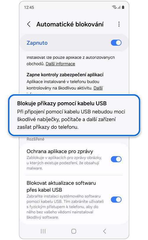 Ochraňte své zařízení Galaxy novou funkcí Automatické blokování ...