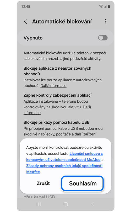 Ochraňte své zařízení Galaxy novou funkcí Automatické blokování ...