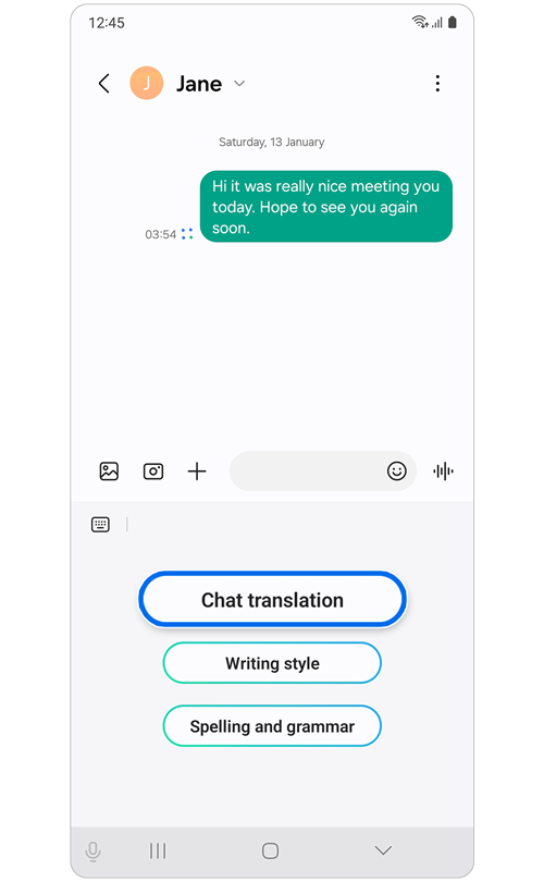 Enhance your texting experience with Writing Assist on the Galaxy S24