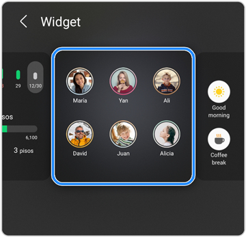Explora nuevos widgets de la pantalla frontal de tu Galaxy Z Flip5 ...