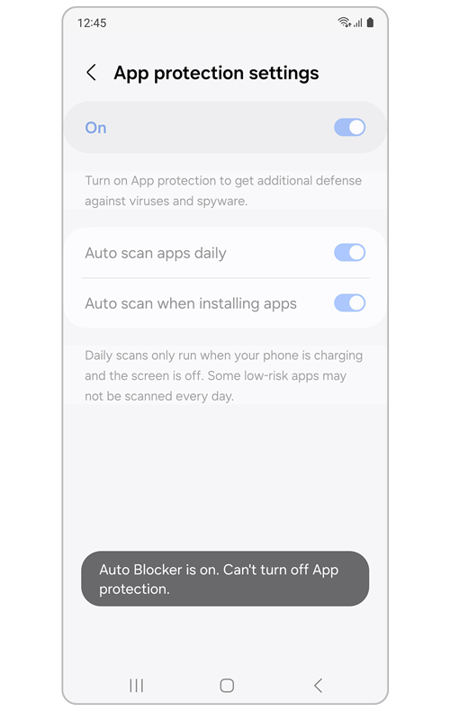 Protect your Galaxy device with the new Auto Blocker feature