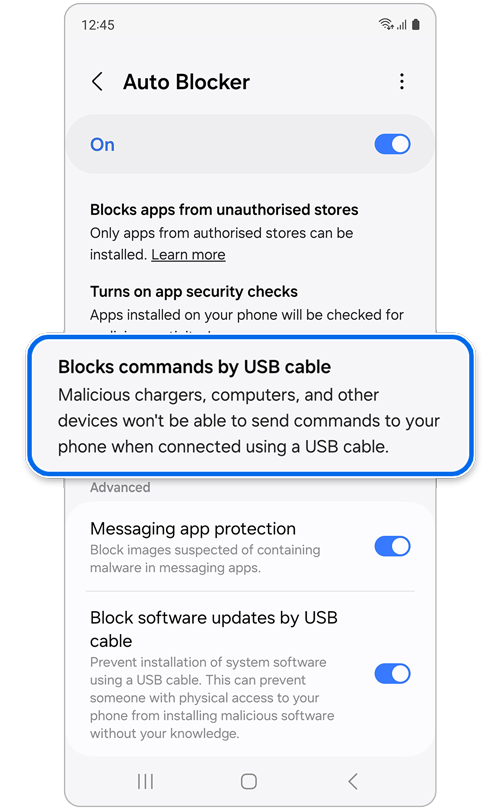 Protect your Galaxy device with the new Auto Blocker feature | Samsung ...