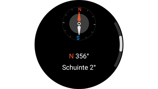 Gebruiksaanwijzing voor de kompas-app op de Galaxy Watch | Samsung NL