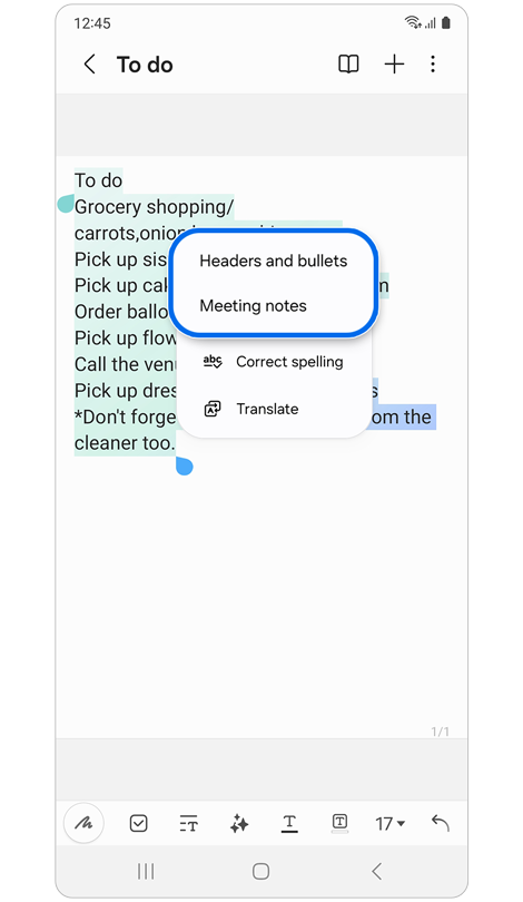 How to use the Note assist feature on the Galaxy S24 | Samsung UK
