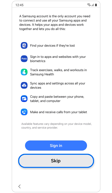 Frequently asked questions about signing into Samsung account after ...
