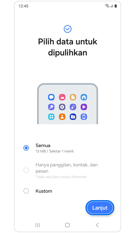Cara menggunakan aplikasi Smart Switch untuk mentransfer data antara ...