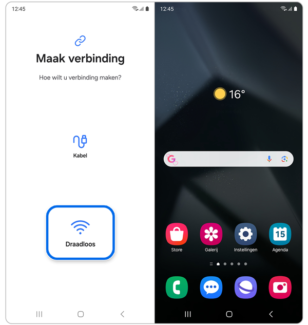 De Smart Switch-app gebruiken om gegevens over te zetten tussen Galaxy ...