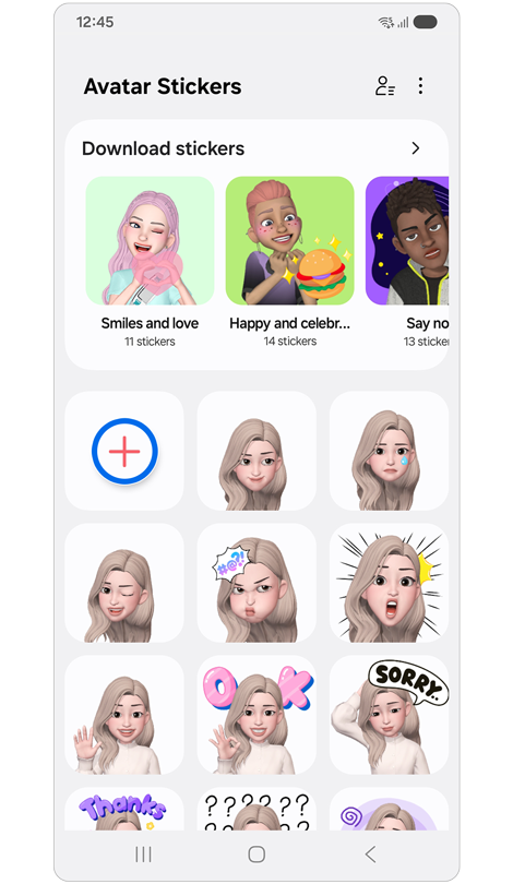 How to create your Avatar or AR Emoji on Samsung Galaxy S25 | Samsung UK