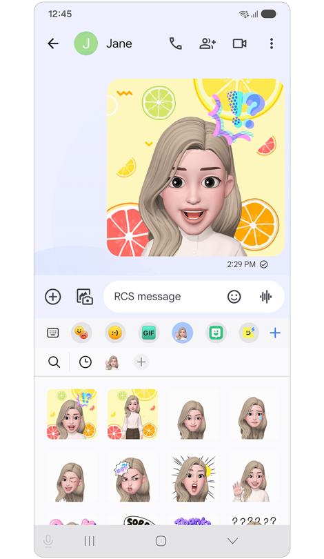 How to create your Avatar or AR Emoji on Samsung Galaxy S25 | Samsung UK