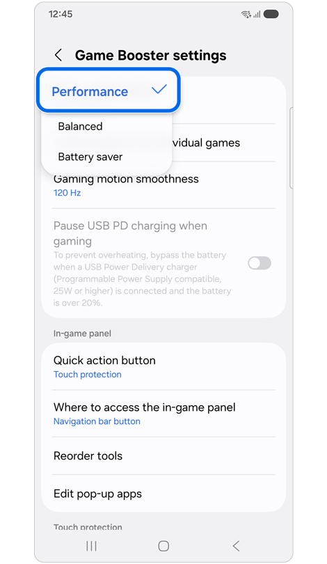 Game Mode & Booster Settings & Features on Samsung Galaxy S25 | Samsung UK