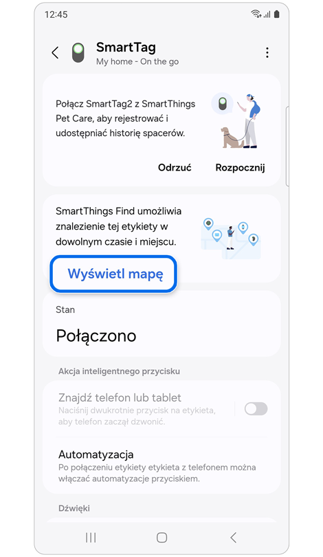 Użyj aplikacji Samsung Find, aby zlokalizować zagubione urządzenie ...