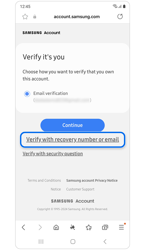 How to recover your Samsung account ID and reset your password | Samsung UK