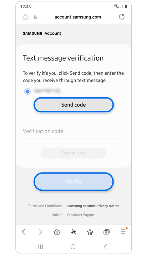Recover your Samsung account ID and reset your password | Samsung CA
