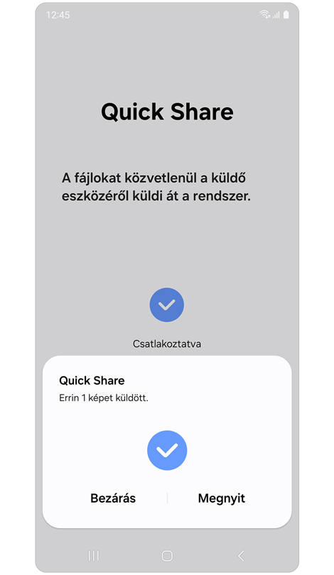A Quick Share használata egy fájl telefonok között történő megosztásához | Samsung Magyarország