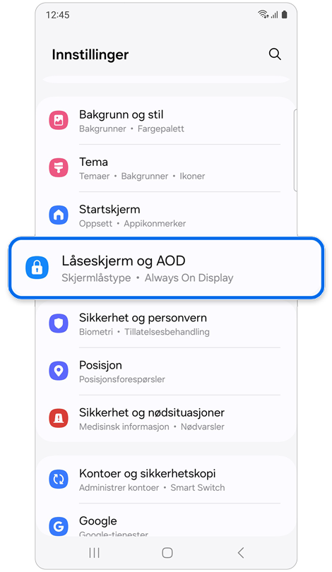 Lås opp Samsung Galaxy-enheten med en tidligere skjermlåsmetode ...