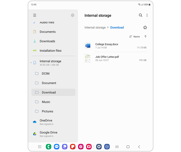 Use two hands with your Samsung Galaxy devices for maximum productivity ...