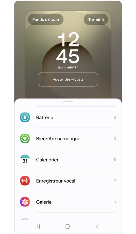 Ajouter des Widgets Briefs sur l'écran de verrouillage de votre Samsung ...