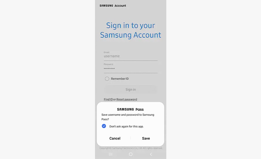 Samsung Pass | Aplicaciones y servicios | Samsung México