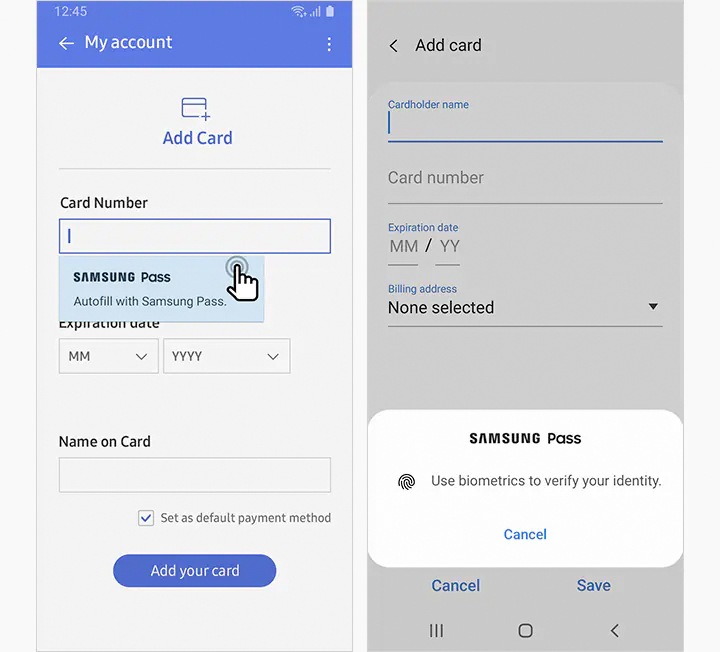 Samsung Pass | Aplicaciones y servicios | Samsung México