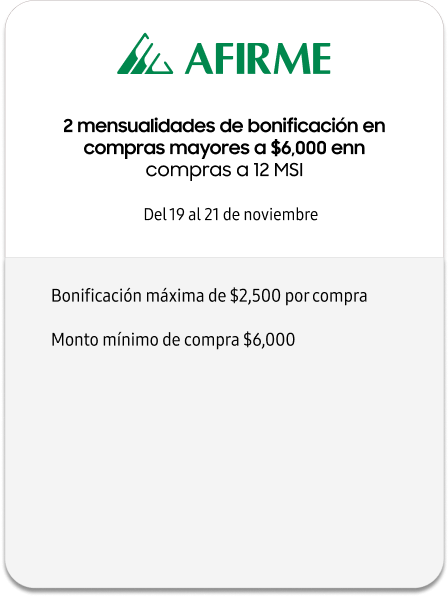 Promociones bancarias Buen Fin 2022 | Samsung MX