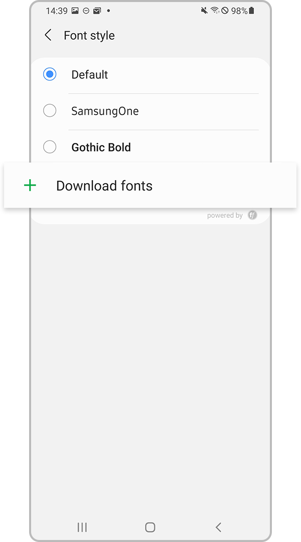 How to adjust the font size and style on your Galaxy phone | Samsung ...