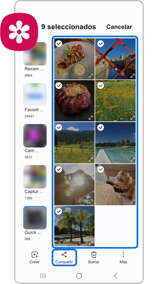 Cómo usar Quick Share en tu televisor inteligente Samsung | Samsung Uruguay