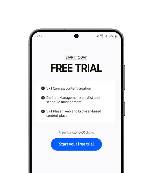 Samsung VXT - Digital Signage Solution | Samsung Business Malaysia | Samsung Business Shop Malaysia