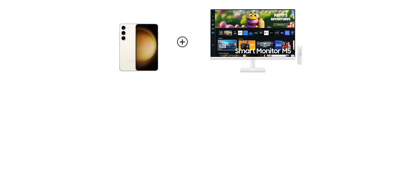 Galaxy S23 128GB + 27” M5 Smart Monitor Combo | Samsung Malaysia