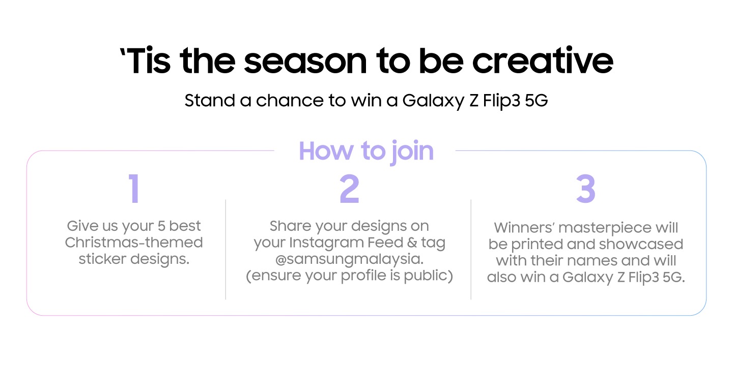 Christmas Edition Sticker Contest | Samsung MY