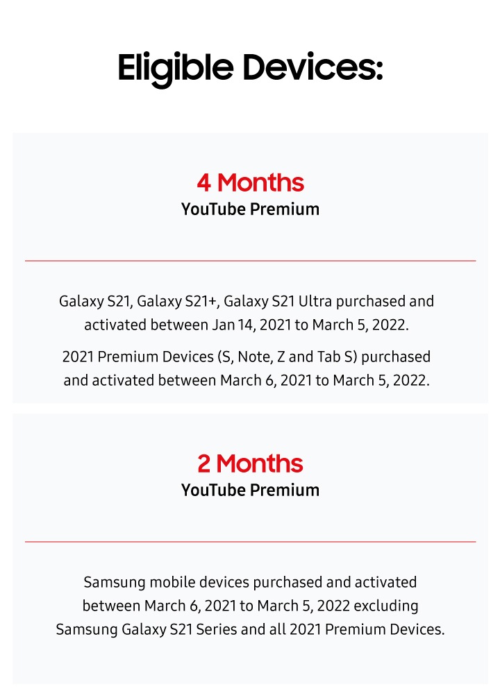 Youtube Premium Free Trial for Samsung Galaxy devices | Samsung Malaysia