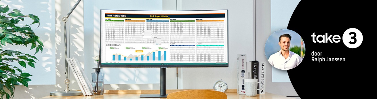 Comfortabel thuiswerken? Kies voor High Resolution Monitors | Samsung ...