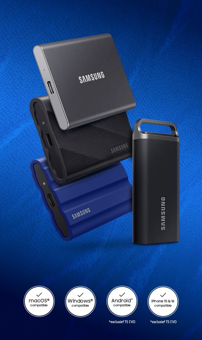 Vergelijk Portable SSDs - Bekijk het aanbod | Samsung NL